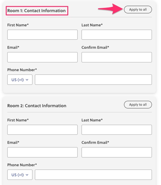 Create Multiple Reservations – EventConnect
