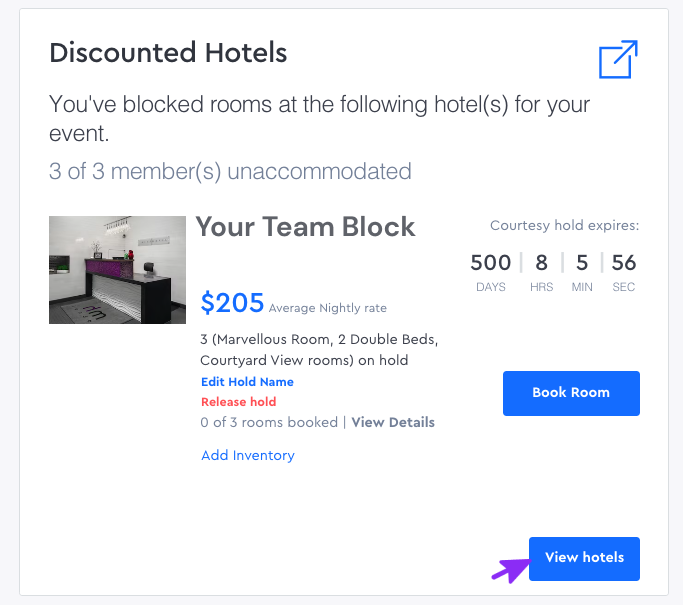 Edit an Existing Hotel Room Block – Prep Hoops Next