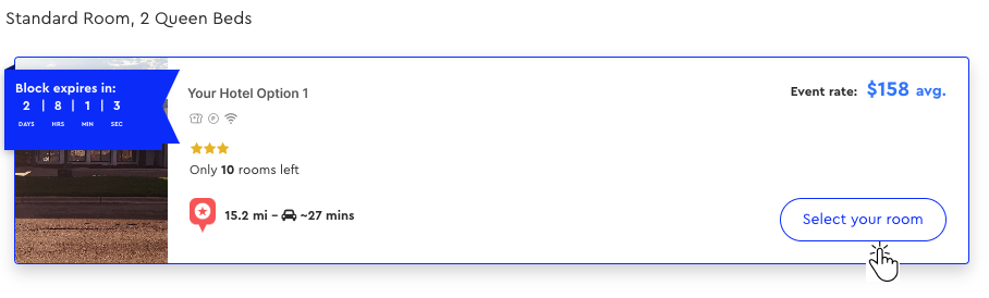 View or Edit an Existing Hotel Room Block – EventConnect